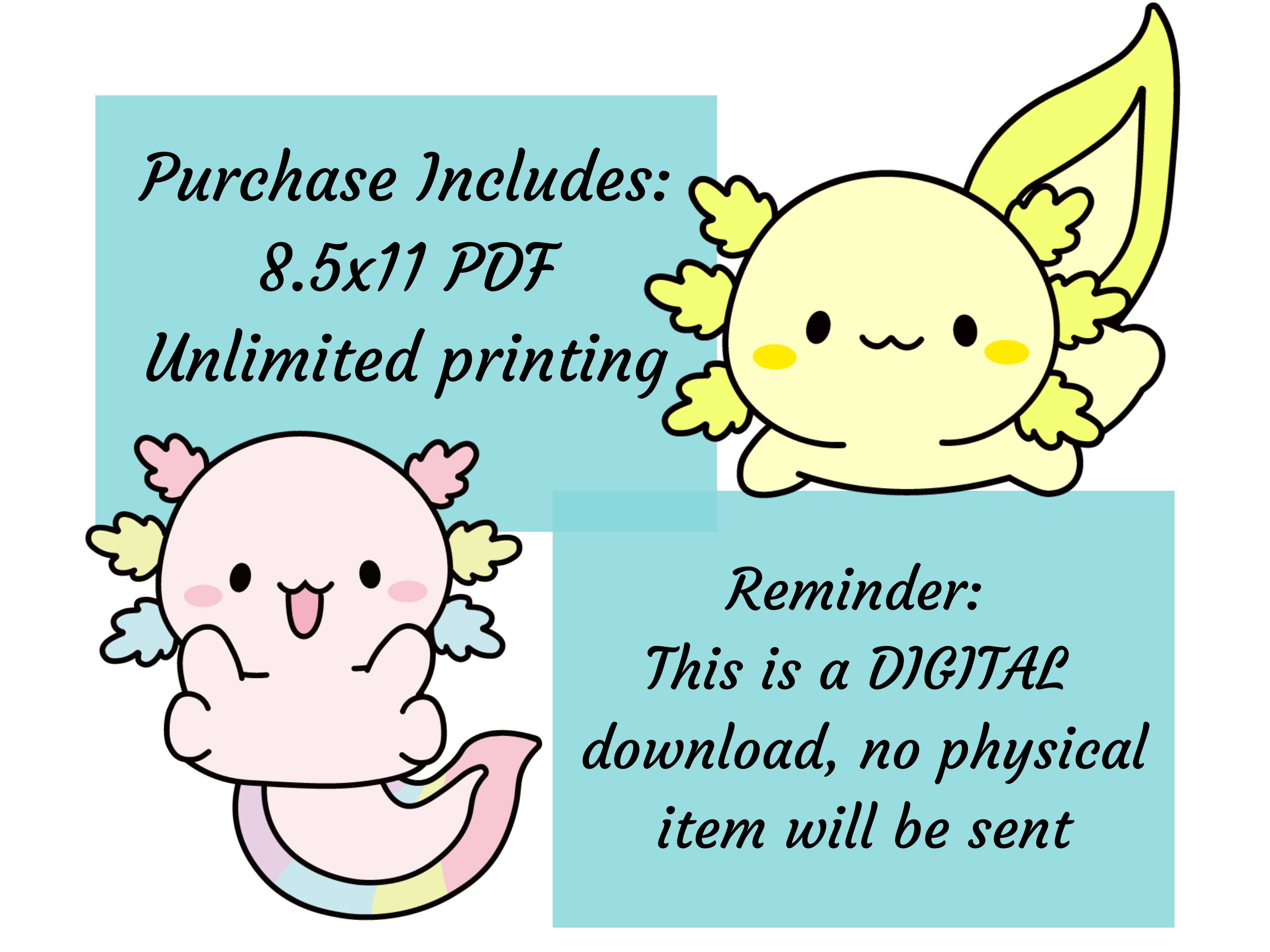 Kids Axolotl Reward Chart Printable Tracker, Stay in Bed Daily Reward ...