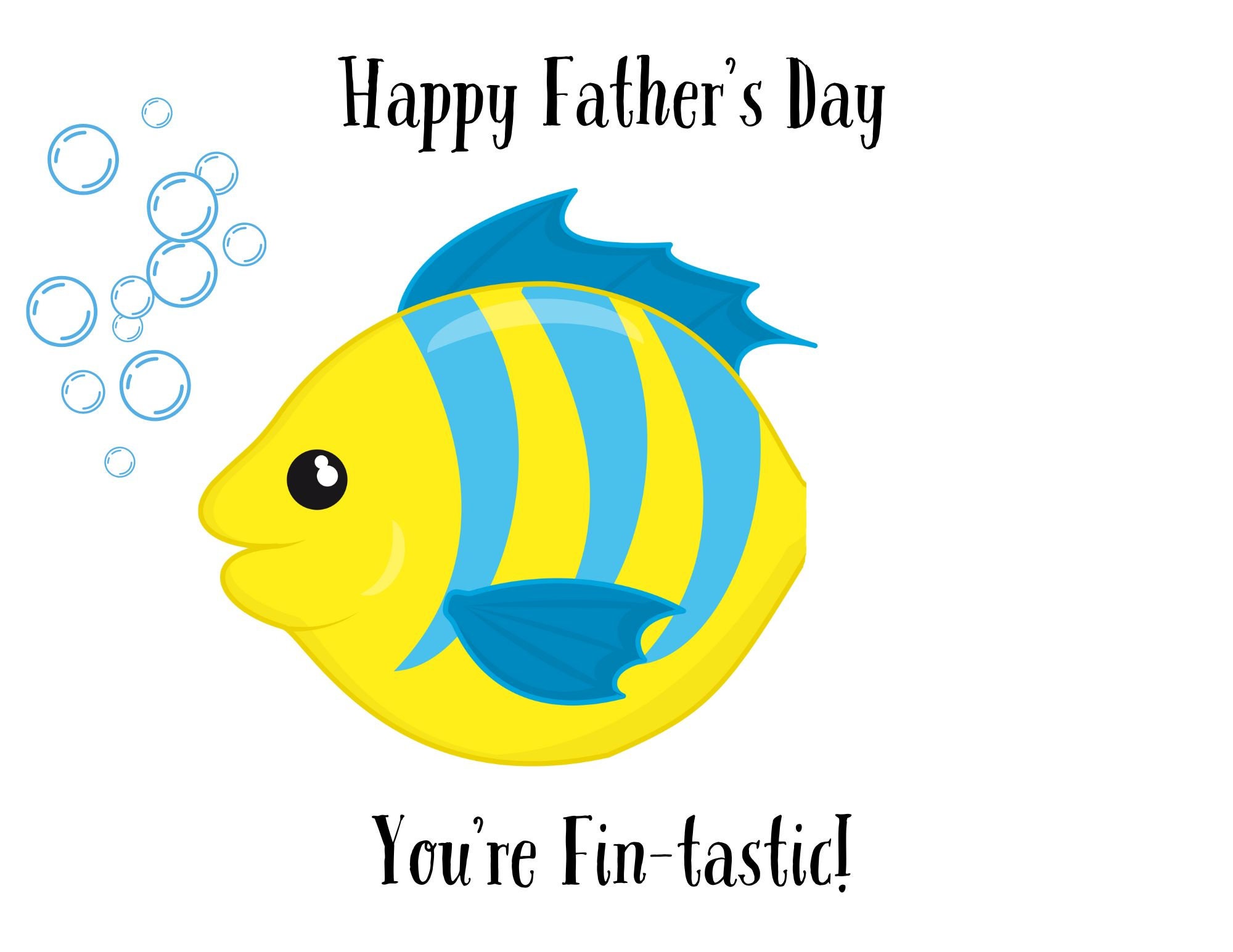 Kids Father's Day Handprint Craft Activity Printable, Cute Simple Craft ...