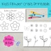 Kids Flower Craft Spring Printable Build a Flower - Preschool Paper ...