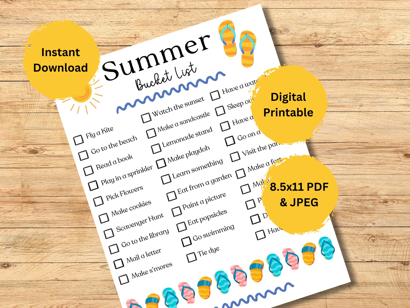 Summer Bucket Activity List for Summer | I'm Bored Ideas for Summer ...