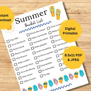 Summer Bucket Activity List for Summer | I'm Bored Ideas for Summer ...