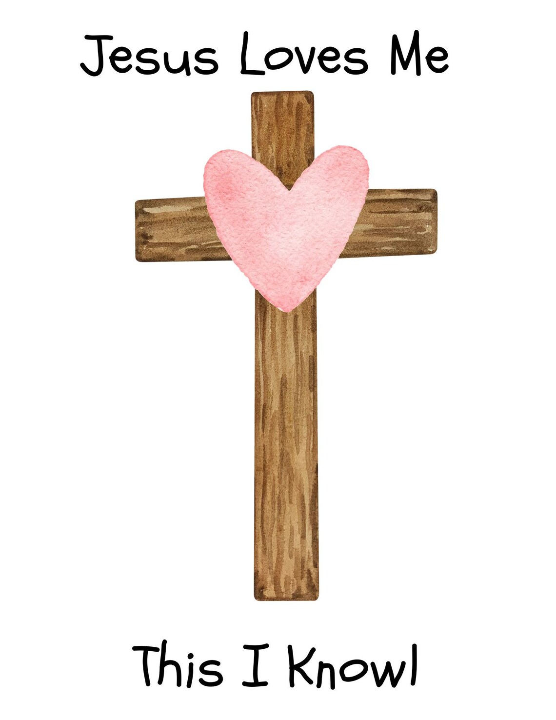 Jesus Loves Me Kids Handprint Activity PDF - Etsy