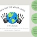 Kids Church Craft Whole World Handprint Art for Babies, Kids, Toddlers ...