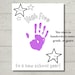 Back to School High Five Handprint Craft for Kids Fun First Day of ...