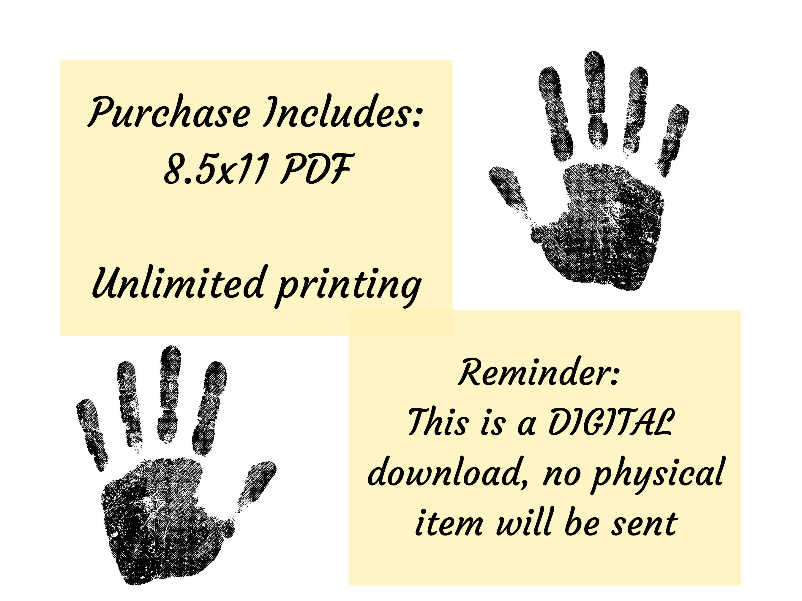 Preschool Grad Handprint Craft Teacher Resource or Homeschool Activity ...