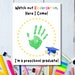 Preschool Graduation Handprint Craft Teacher Resource or Homeschool ...