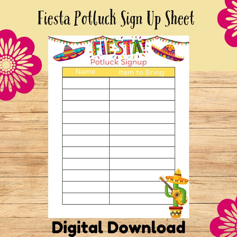 Fiesta Sign - Etsy