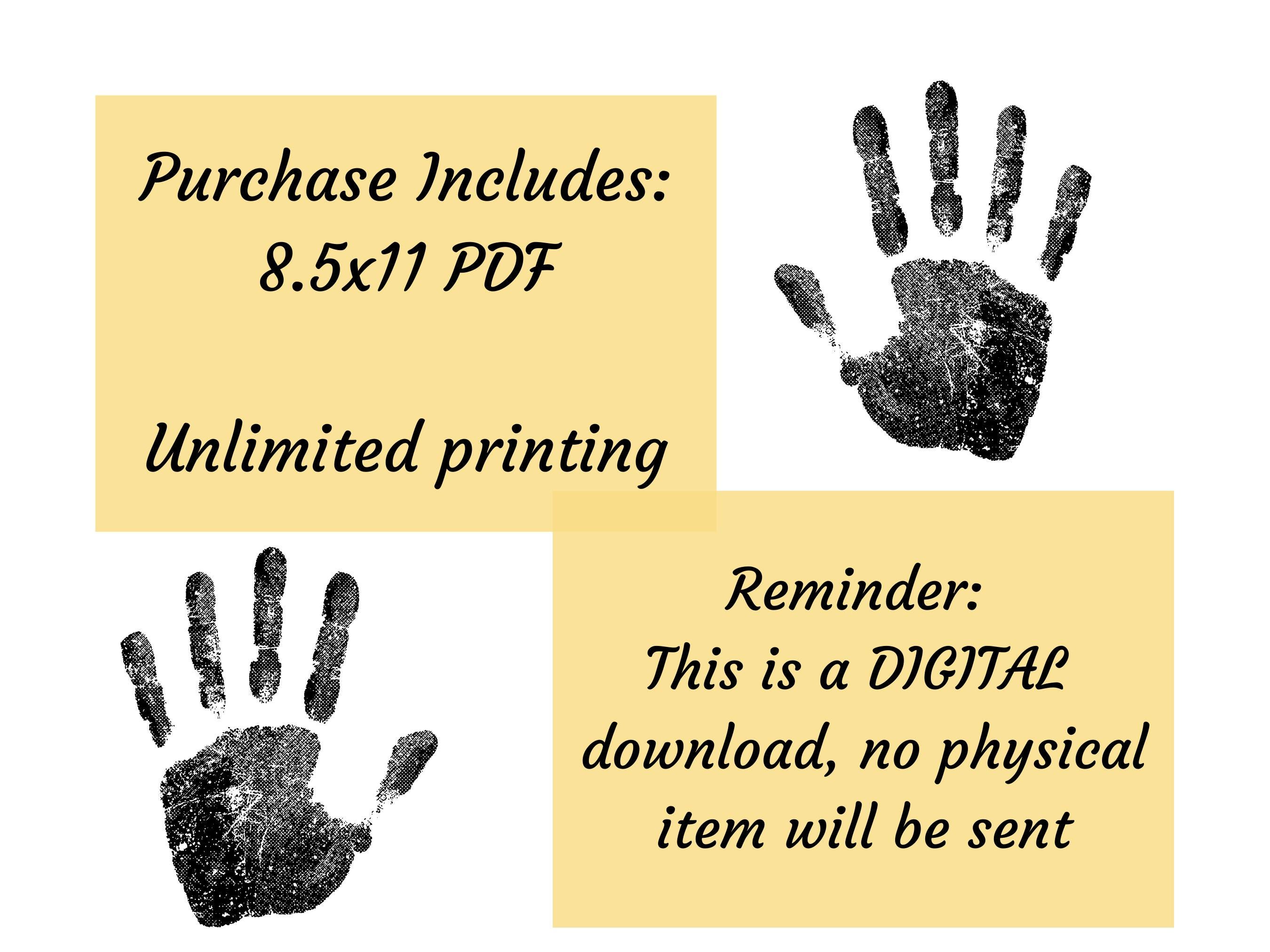 Kids Best Auntie DIY Handprint Craft Card Printable Gift for Aunt ...