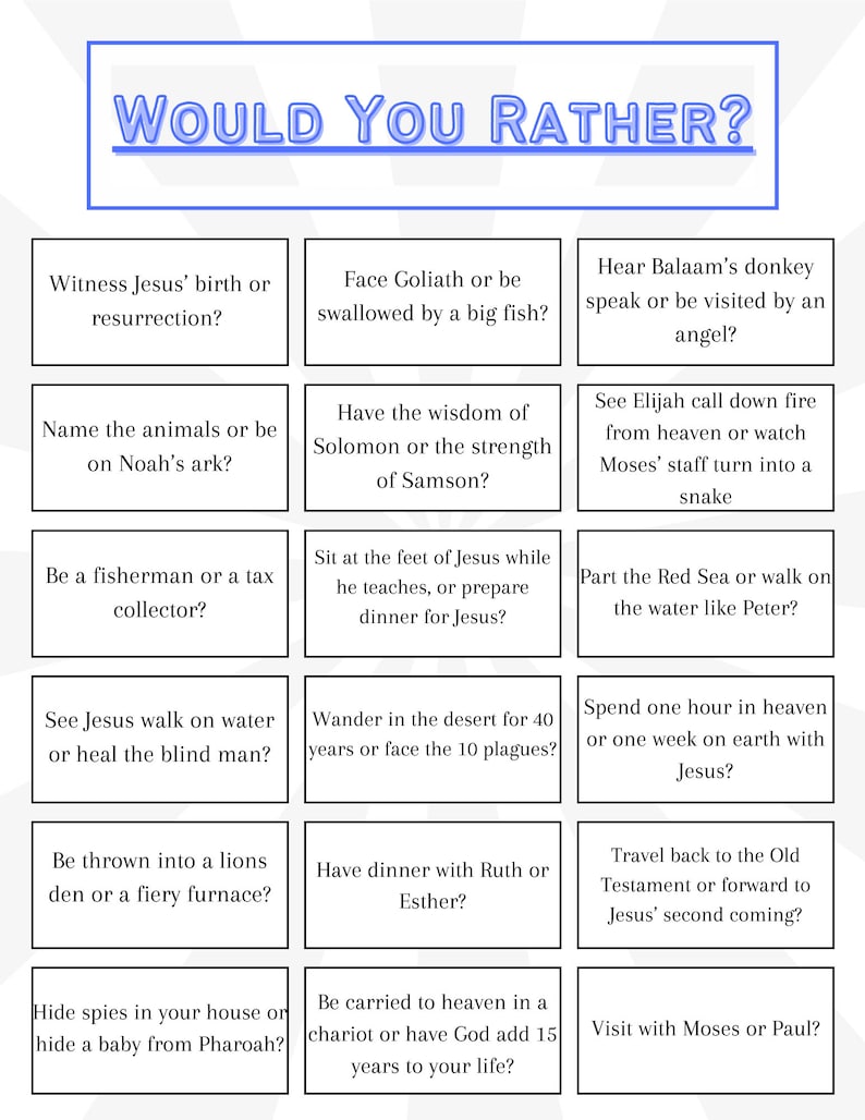 Bible Ice Breaker Group Game Printable Would You Rather Youth Group bible-ice-breaker-group-game-printable-would-you-rather-youth-group