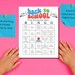 Back to School Bingo Game Printable for Kids | Get to Know You Ice ...