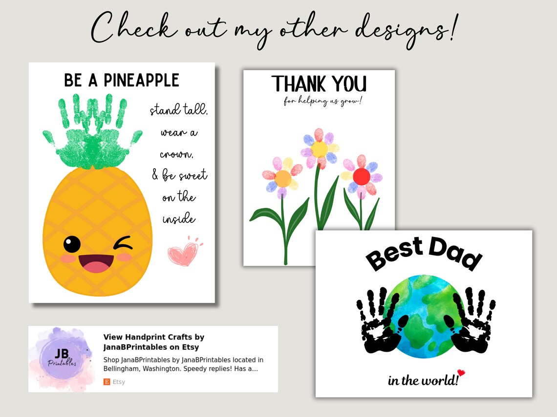 Kids Fall Tree Leaves Handprint Craft Printable, Daycare or Preschool ...