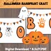 Halloween Handprint Craft: 'BOO' Ghost Art Activity (digital Download ...
