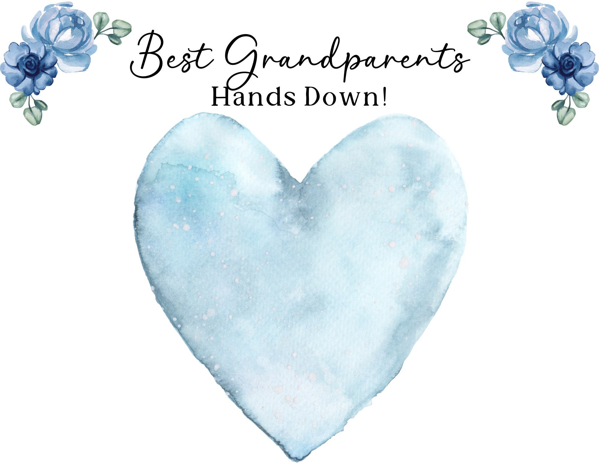 Best Grandparents Hands Down Printable Craft Activity, Gift for Grandma ...