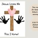 Jesus Loves Me Kids Handprint Activity PDF - Etsy