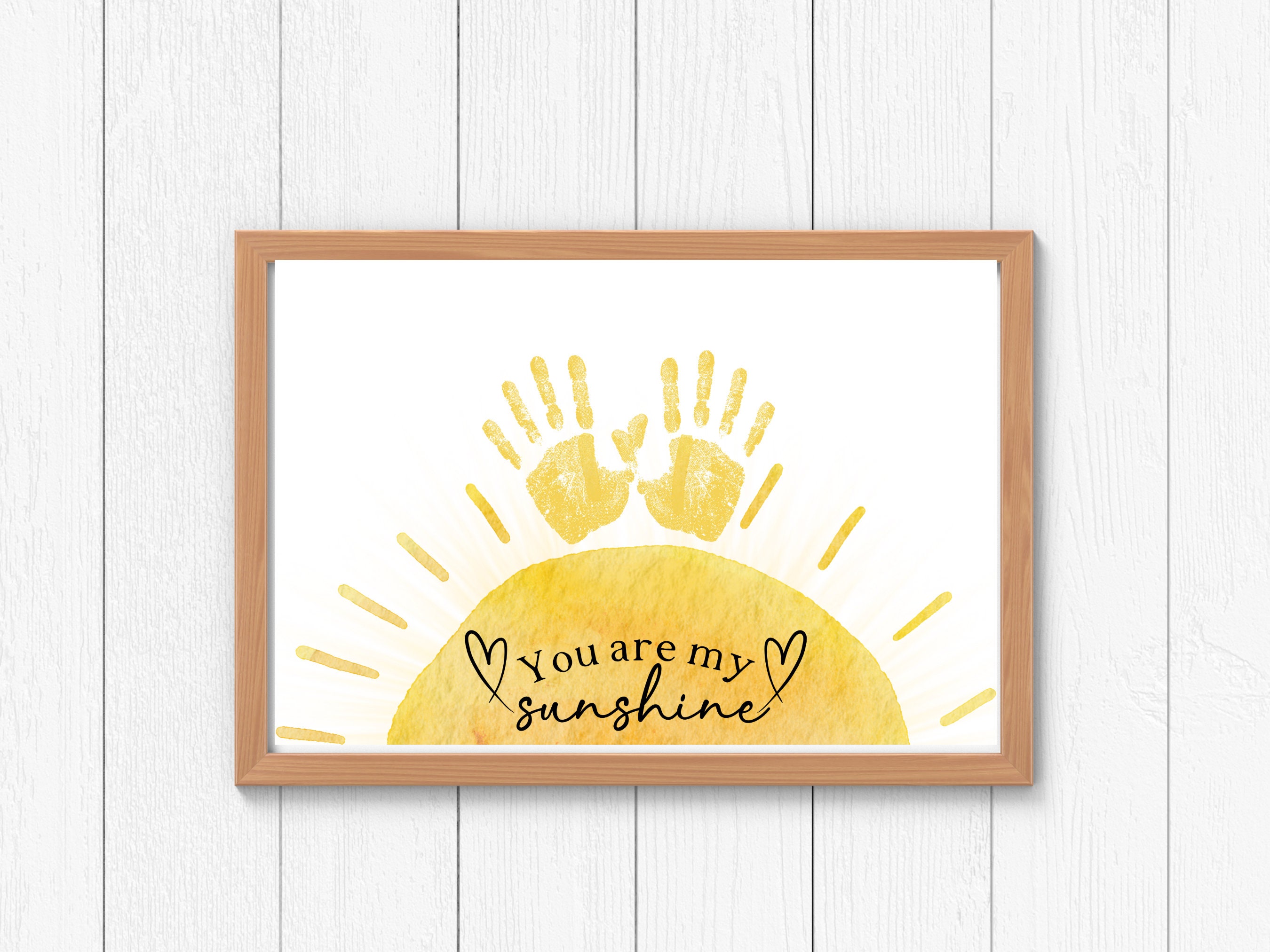 Kids You Are My Sunshine Handprint Classroom Craft for Teachers Parent ...