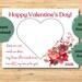 Valentine's Day Handprint Craft Printable Parent Grandparent Gift Baby ...
