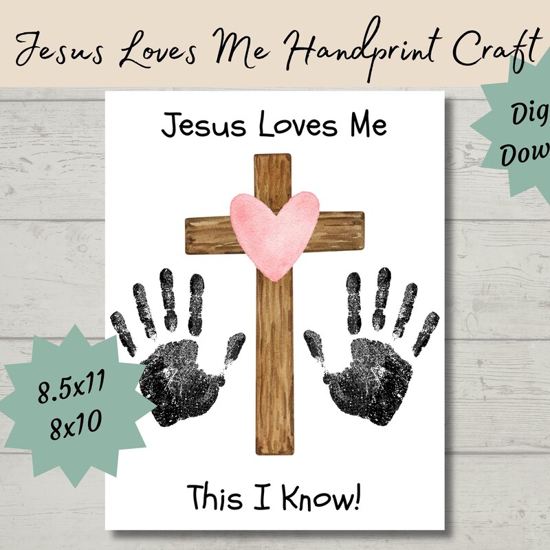 Jesus Loves Me - Etsy
