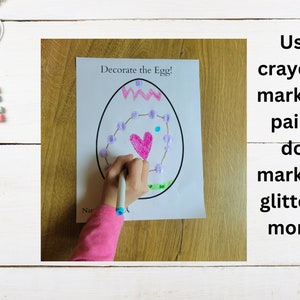 Easter Egg Coloring Page for Kids Printables - Fun for All Ages to ...