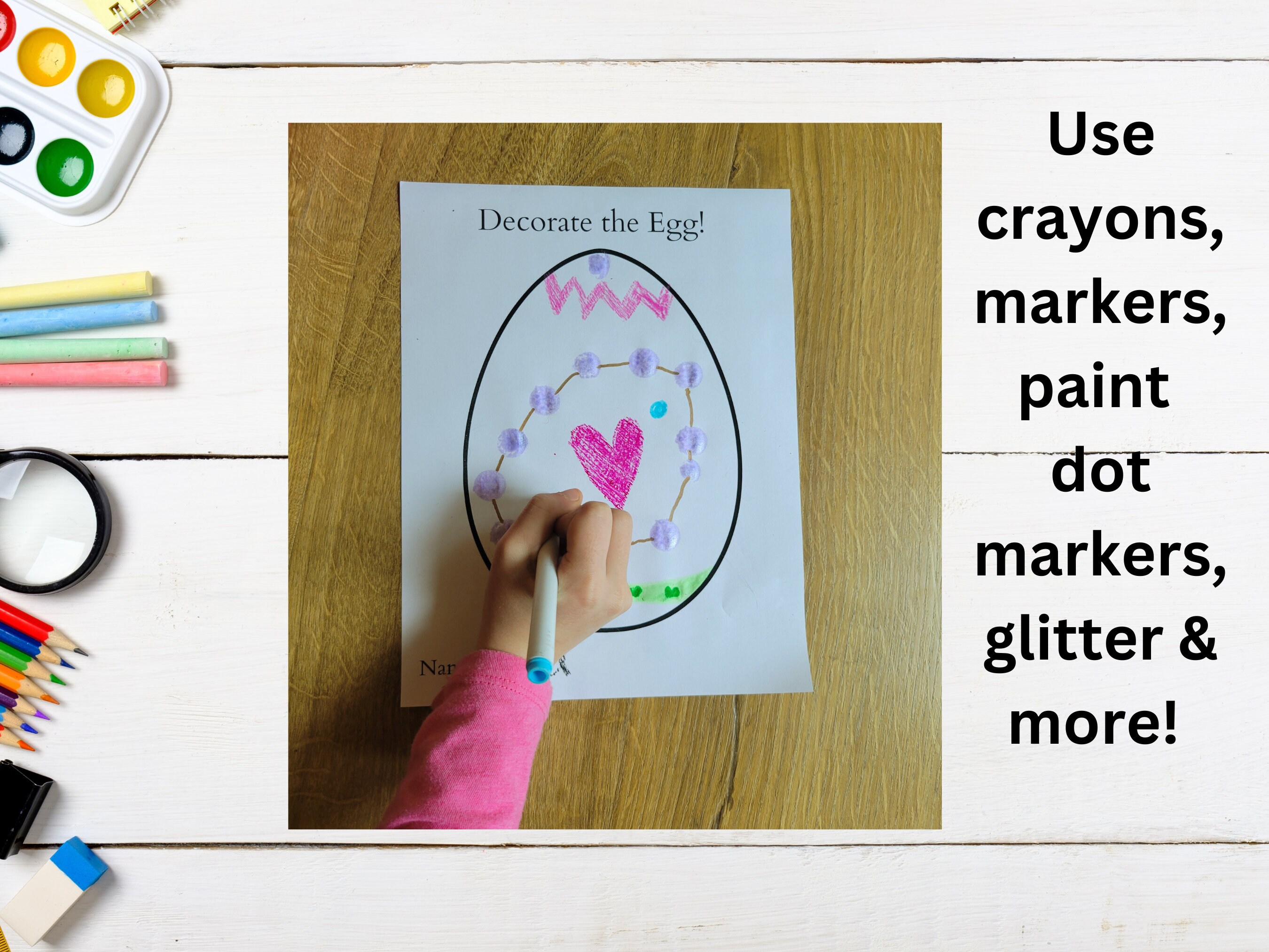 Easter Egg Coloring Page for Kids Printables - Fun for All Ages to ...