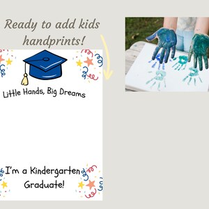 Kindergarten Graduation Handprint Craft Teacher Resource or Homeschool ...