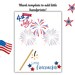 Kids Fourth of July Handprint Craft Printable Activity, Firework Art ...