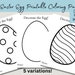 Easter Egg Coloring Page for Kids Printables - Fun for All Ages to ...