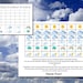 Classroom Weather Tracker Monthly Printable Weather Calendar Tracker ...