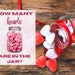 Valentines Day Game Candy Jar Heart Guessing Game Classroom Party ...