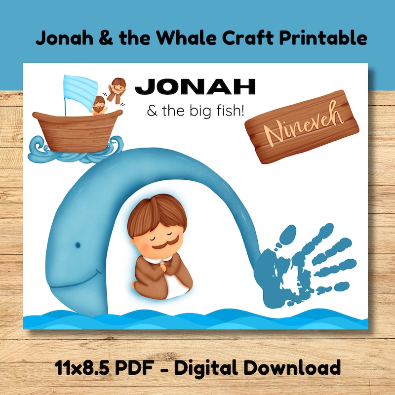 Jonah and the Whale - Etsy