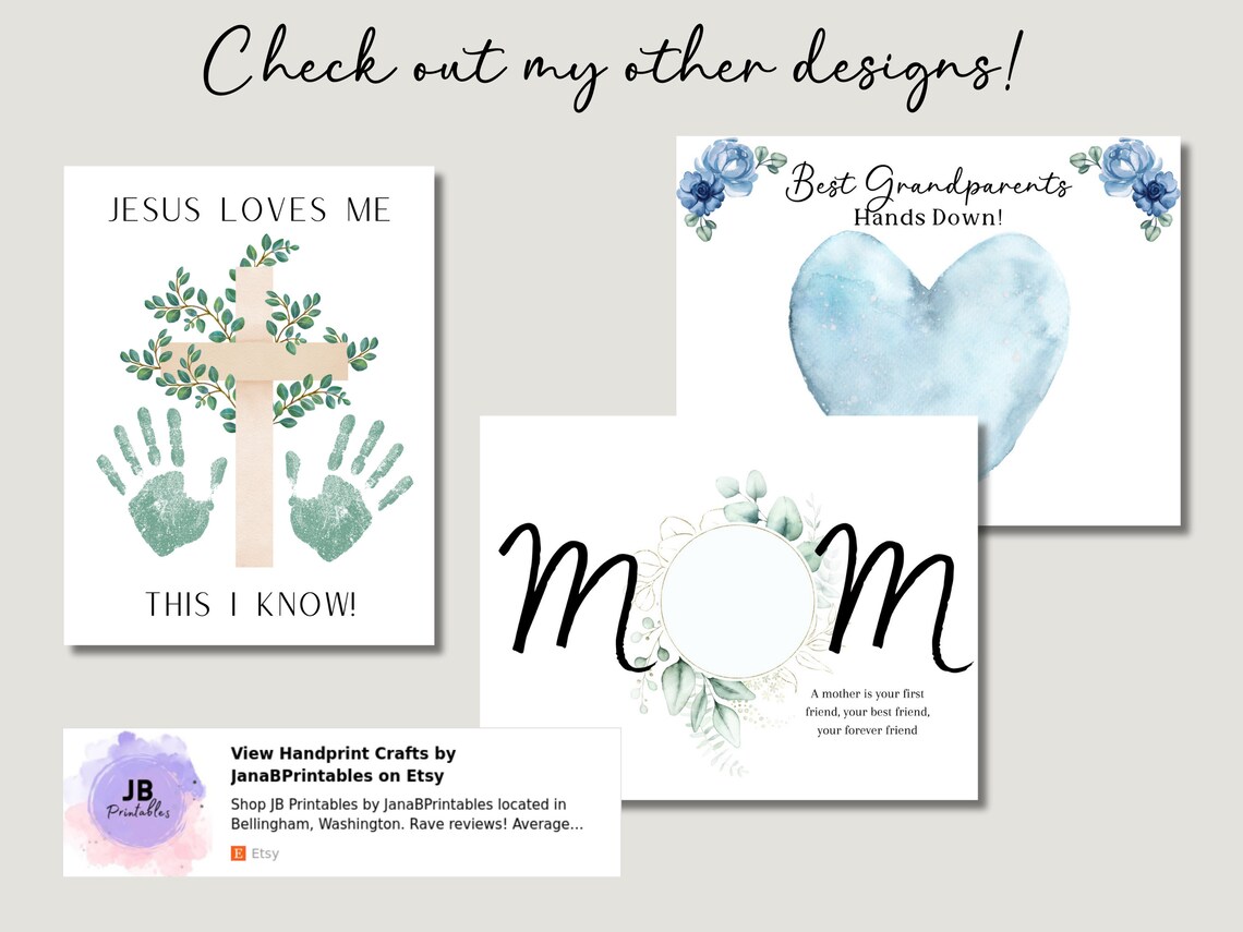 Jesus Loves Me Kids Handprint Activity PDF - Etsy