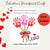 Kids Valentine's Day Handprint Craft Printable Bouquet Parent Gift ...