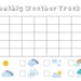 Classroom Weather Tracker Monthly Printable Weather Calendar Tracker ...
