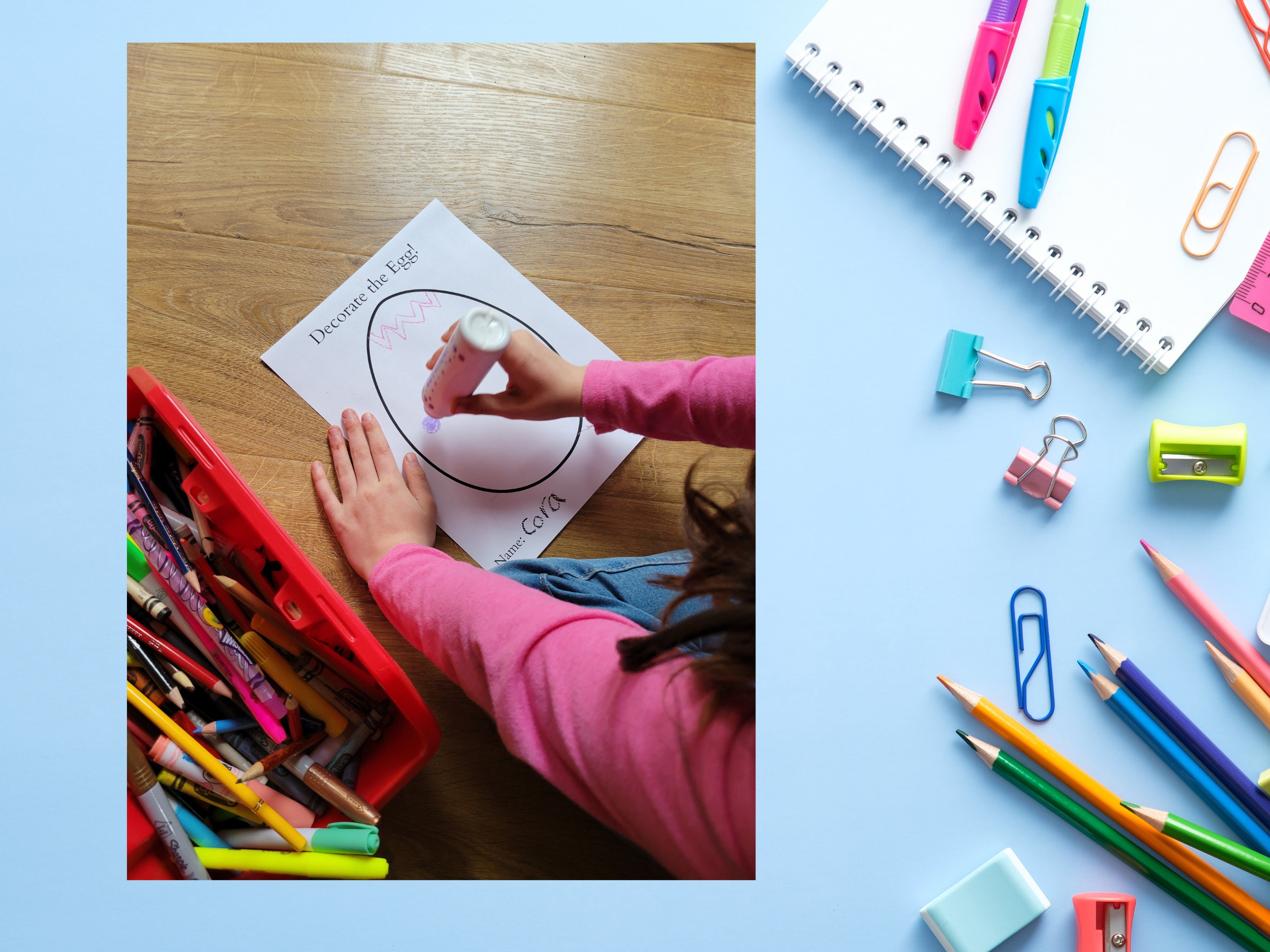 Easter Egg Coloring Page for Kids Printables - Fun for All Ages to ...