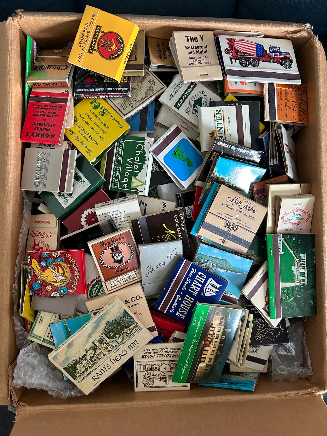 35 FULL UNSTRUCK Random Vintage Matchbooks Miscellaneous - Etsy