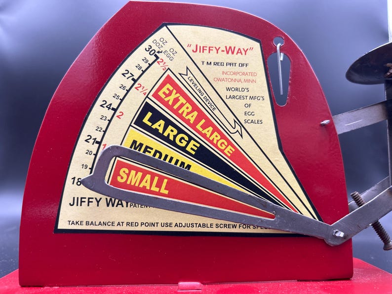 Vintage Jiffy Way Egg Scale - Etsy