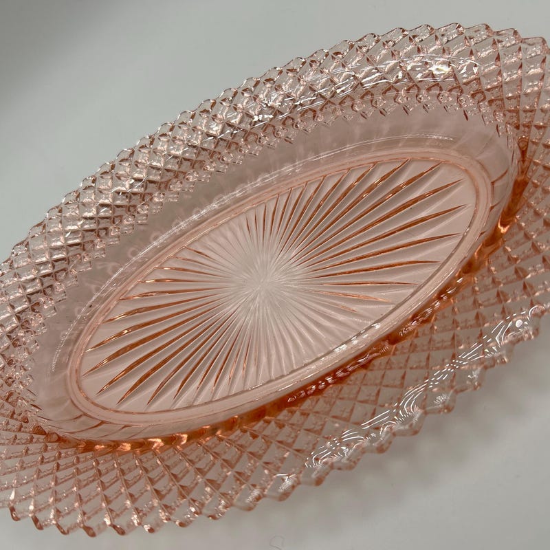 Pink Glass Miss America - Etsy UK