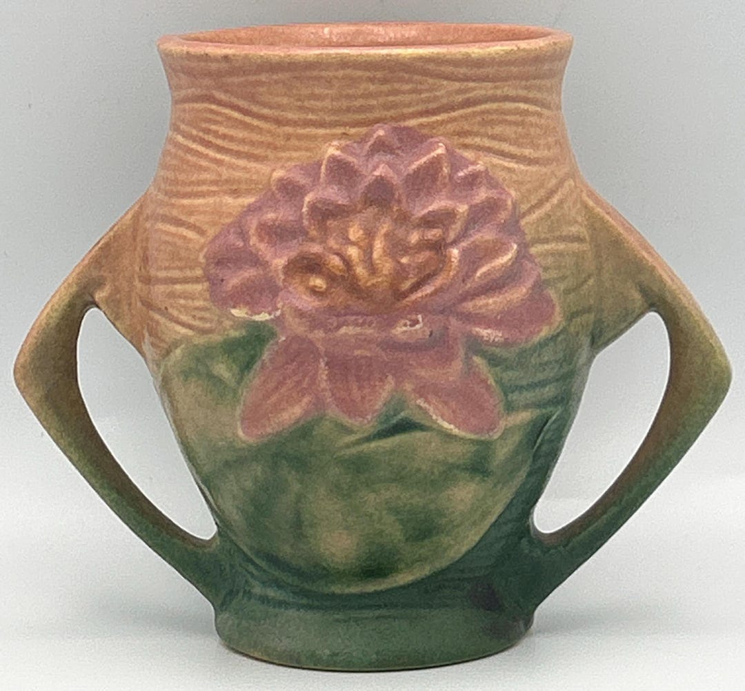 Roseville Water Lily Vase 71-4 - Etsy