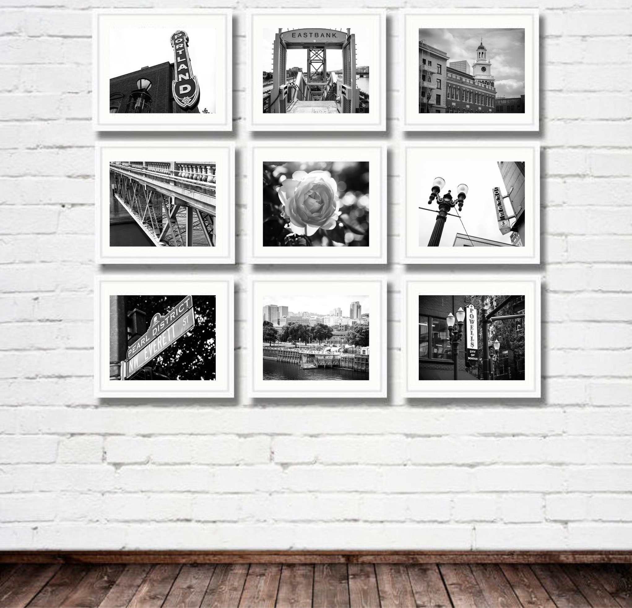 Portland Photography SALE Portland Print Set Gallery Wall | Etsy