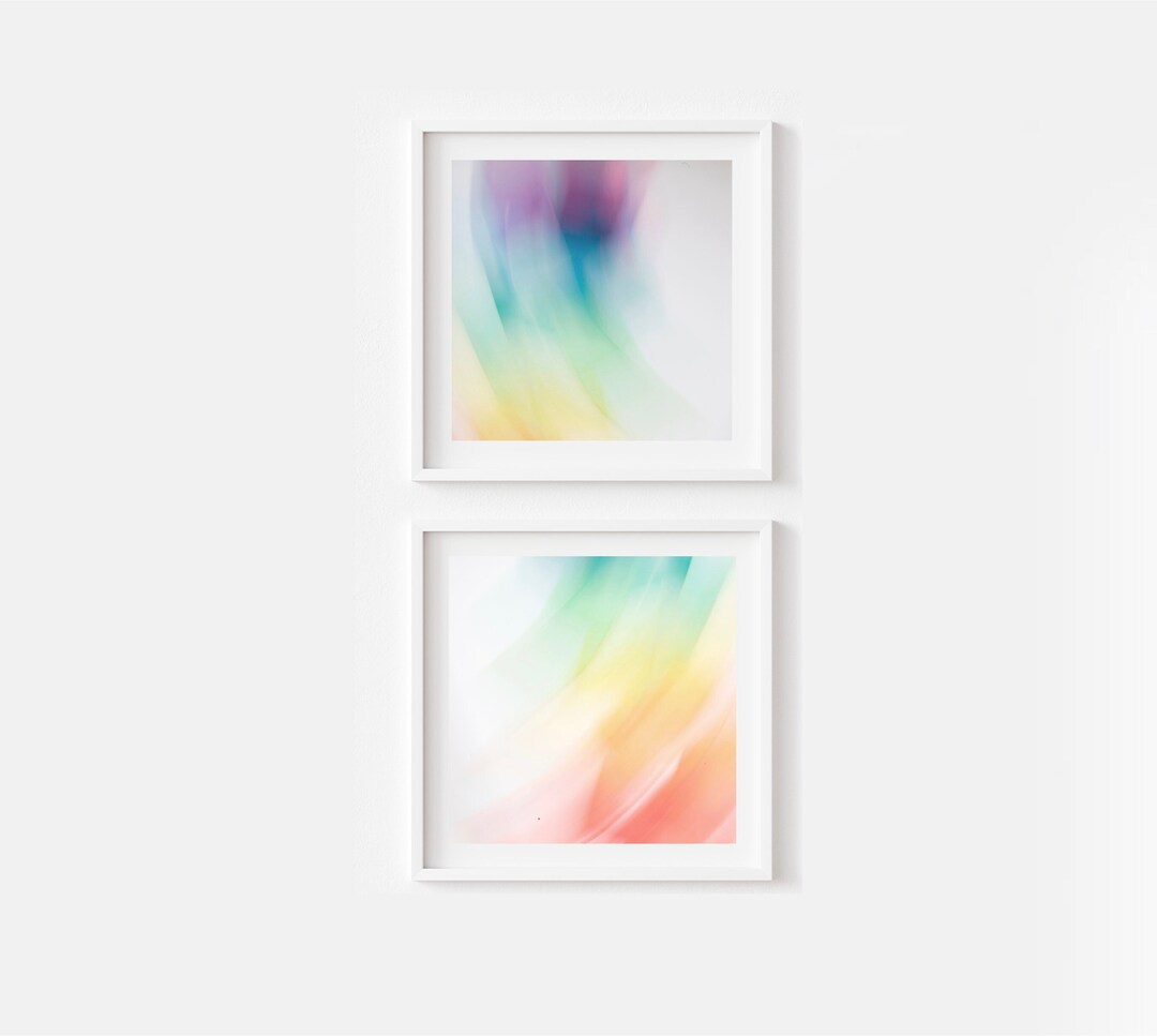 Abstract Chakra Art Print Set, Yoga Photography, Balance, Energy ...