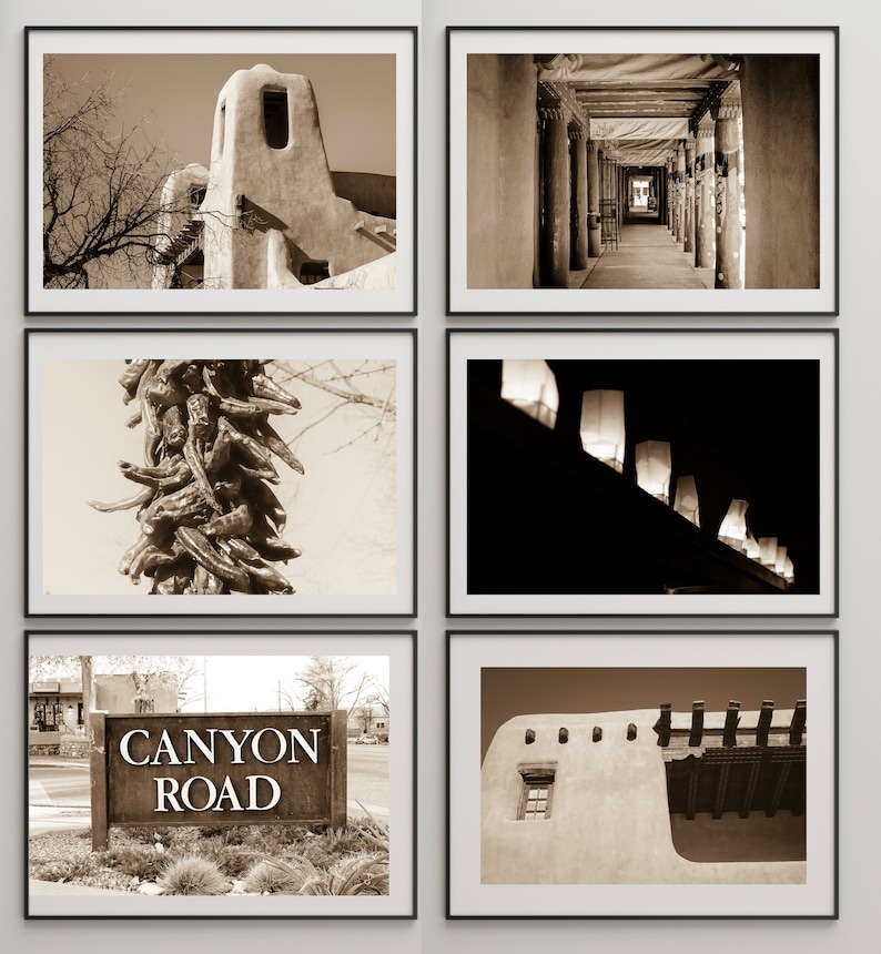 Black and White Santa Fe Photography New Mexico Art Prints - Etsy