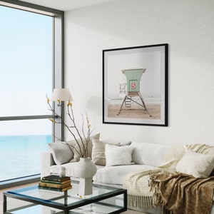 Lifeguard Tower Art Print, Imperial Beach Photography Pretty Coastal ...