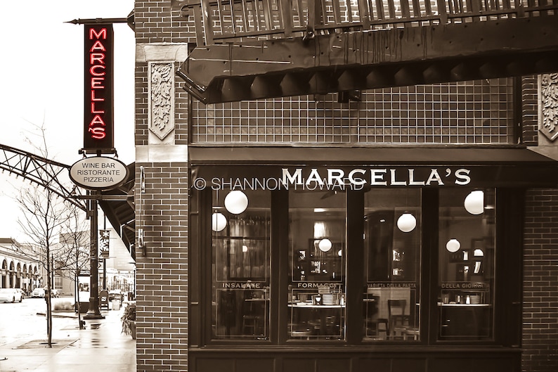 Columbus Ohio Photography, Marcellas Restaurant Wine Bar Art Print ...