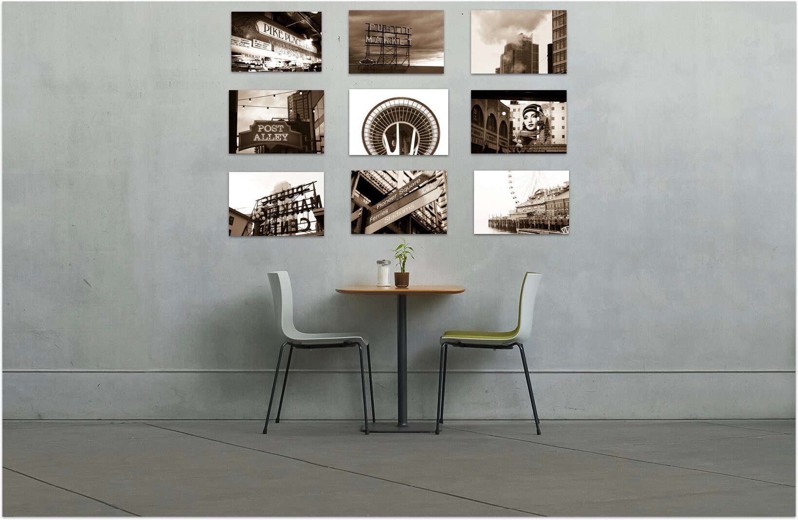 Seattle Photography, SALE, Seattle Print Set Gallery Wall City Wall Art ...