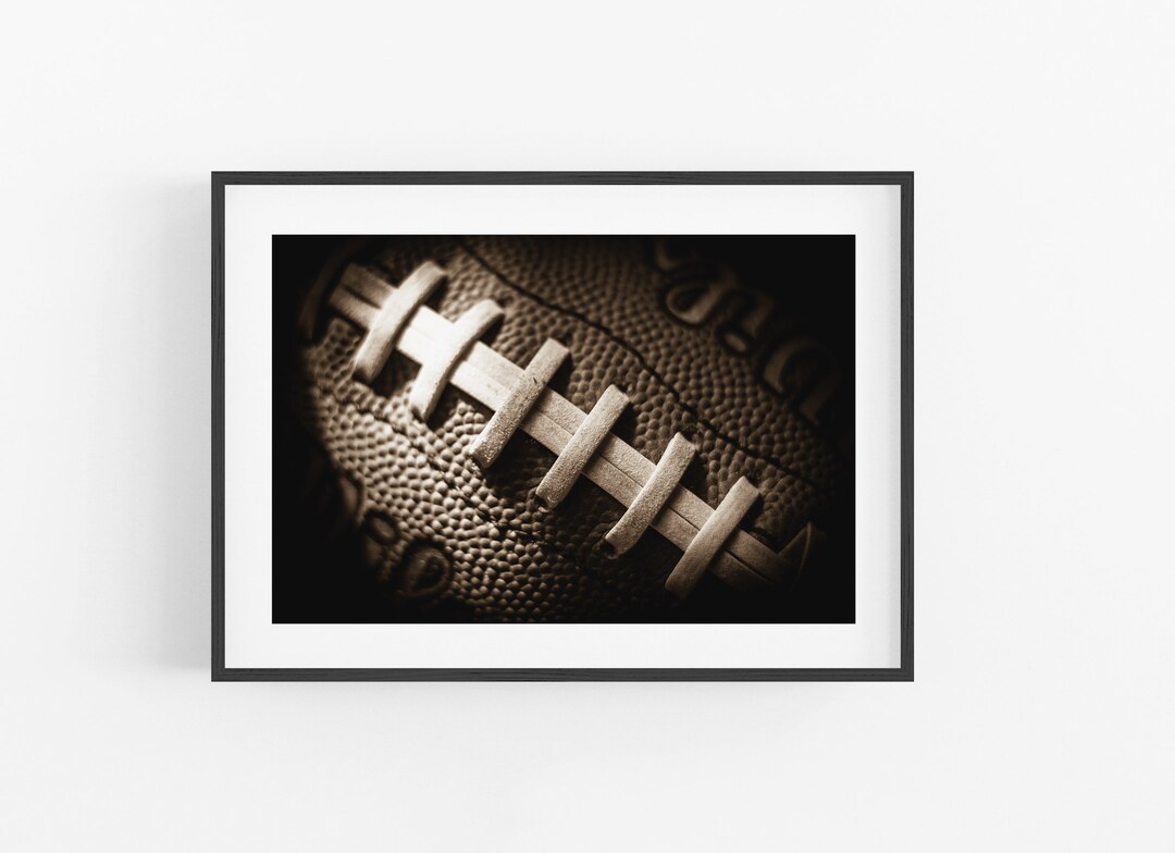 Football Photography, Black and White Sports Wall Art Gifts for Him ...
