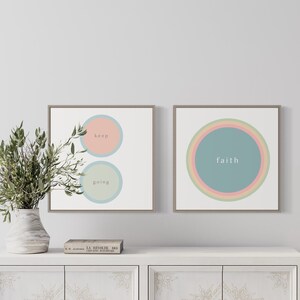 Faith PRINTABLE Art Print | Pretty Modern Have Faith Poster Office ...