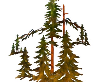 Plasma cut tree | Etsy