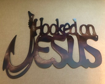 Hooked on Jesus - Etsy