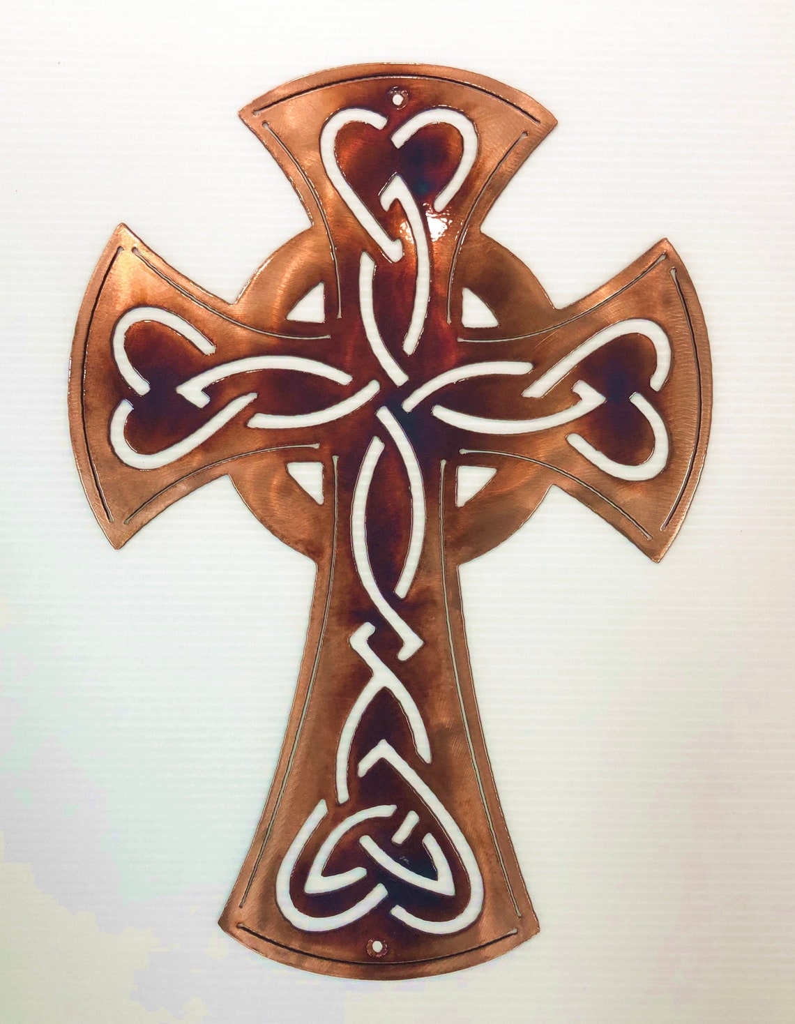 Celtic Trinity Cross Plasma Cut Indoor or Outdoor Metal Wall Art - Etsy