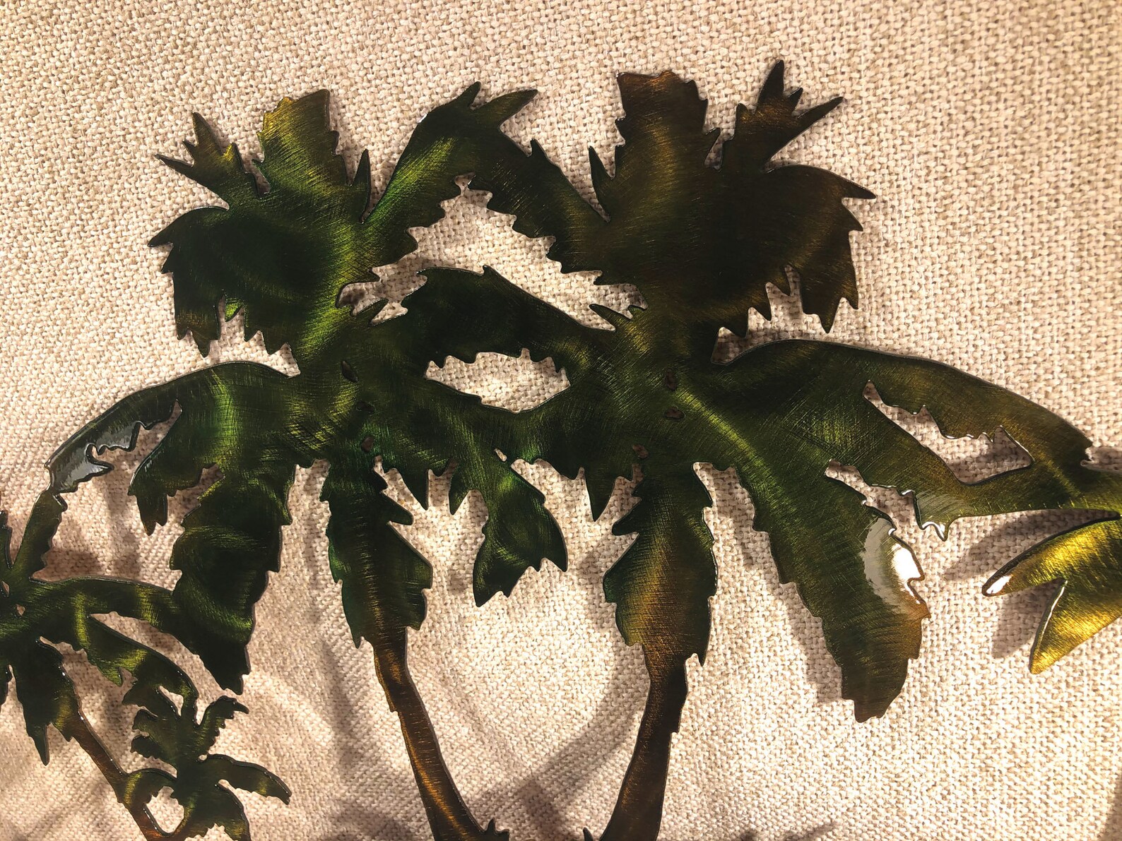 Palm Trees Scene Island Beach Decor Indoor or Outdoor Metal - Etsy