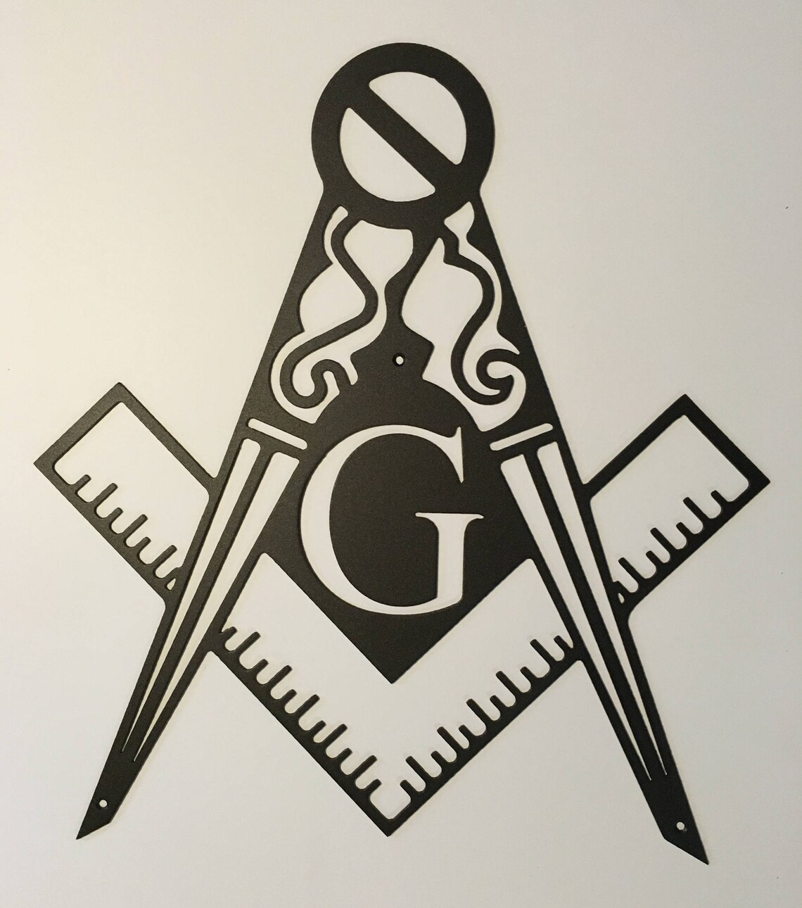 Masonic Square & Compass Metal Wall Art - Etsy